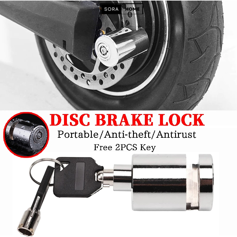 (Free 2PCS Key) Anti-theft Antirust Security Padlock Safe Brake Lock ...