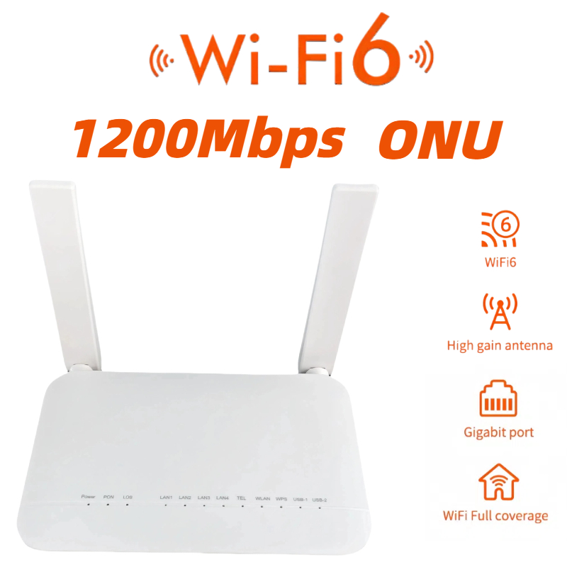 WIFI6 F6610M EPON/GPON/XPON ONU ONT APC/UPC 2.4G/5G Dual Band 4Ge LAN ...