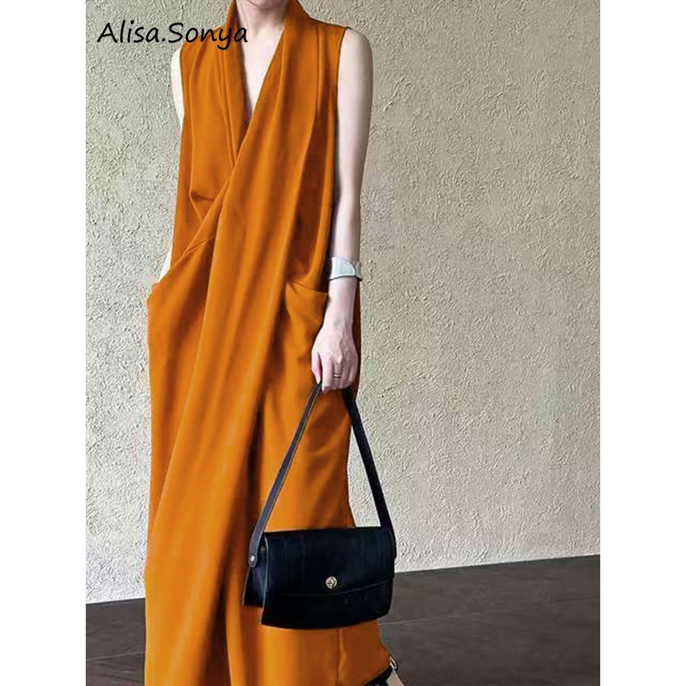 [COD]Alisa.Sonya French Style Dress Solid Premium New Temperament ...