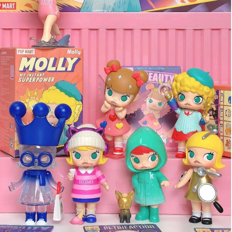 Popmart MOLLY Instant Super Power Series Official Genuine art toy ...