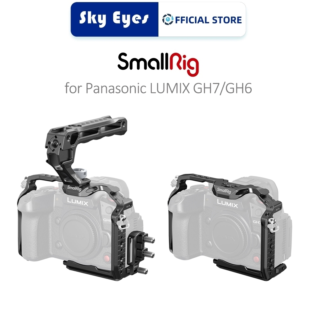 SmallRig HawkLock Quick Release Cage Kit for Panasonic LUMIX GH7/GH6 ...
