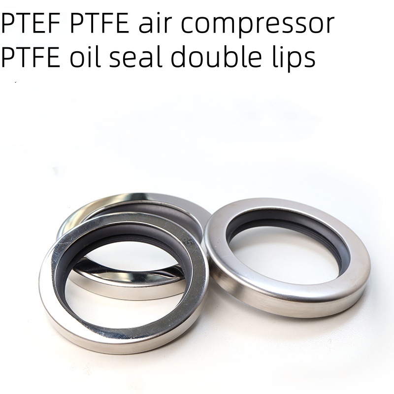 PTEF PTFE Air Compressor PTFE oil Seal double lip Complete 17-125 ...
