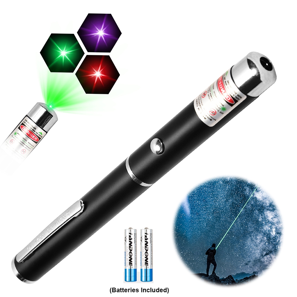 【Battery Included】5MW Red/Green Light Laser Pointer Strong Laser Pen ...