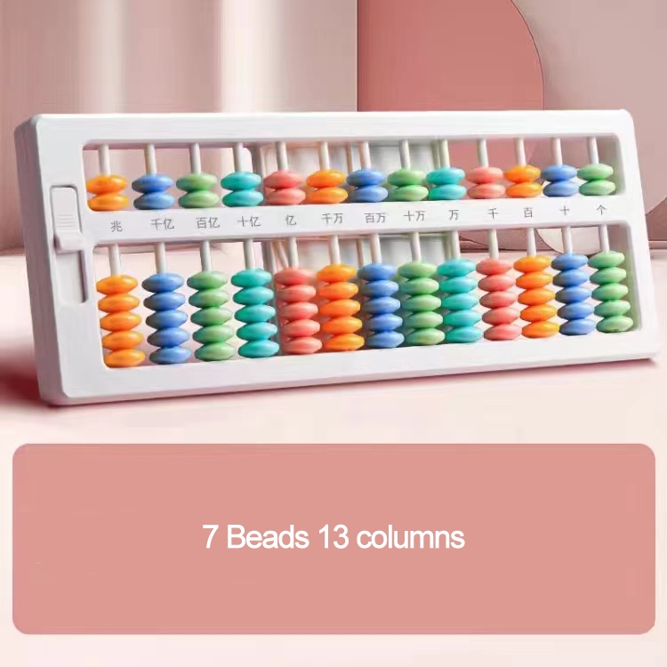 Abacus School Maths Calcuation Arithmetic Soroban 7 Beads 13 digits ...