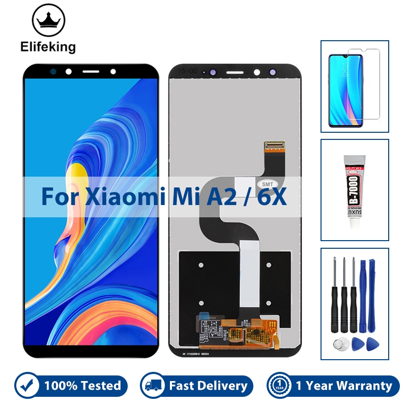Top Quality LCD For Xiaomi Mi A2 6X Display Touch Screen M1804D2SG ...