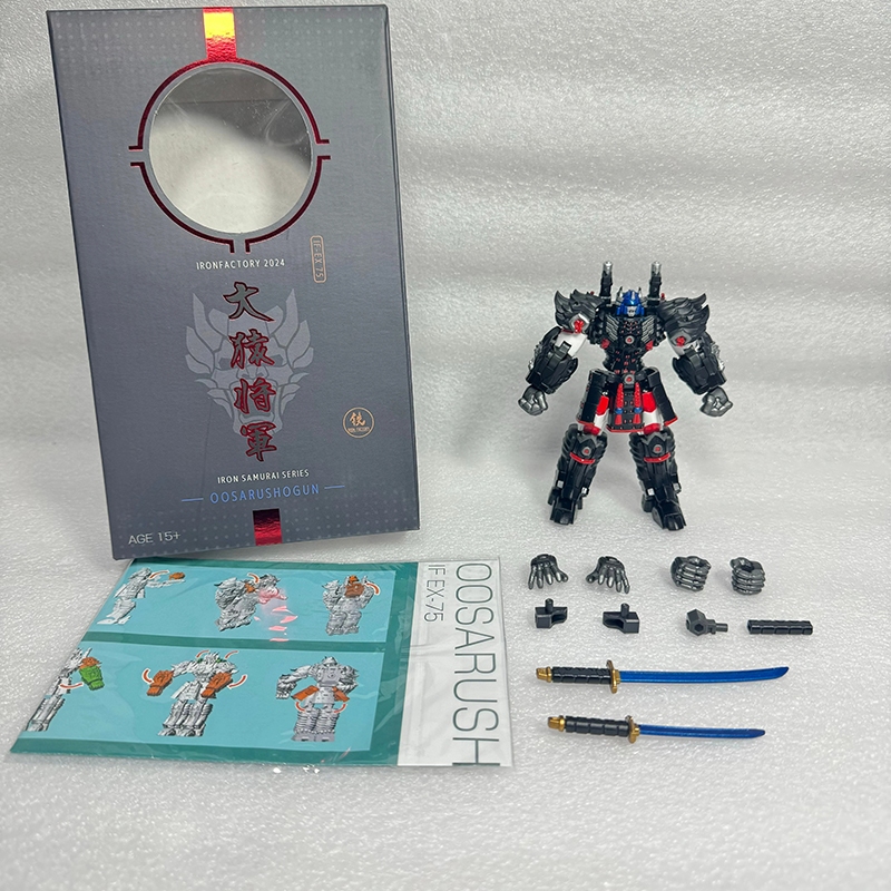 2024 NEW Transformed IronFactory IF EX-75 Captain Gorilla Warrior Small ...