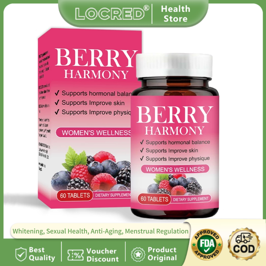 Berry Harmony Hormonal Balance Supplement Womens Wellness Improve Skin ...