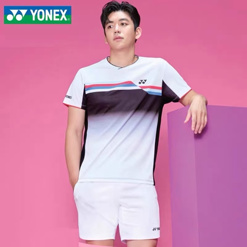 YONEX badminton shirt, men's and women's badminton clothes, quick ...