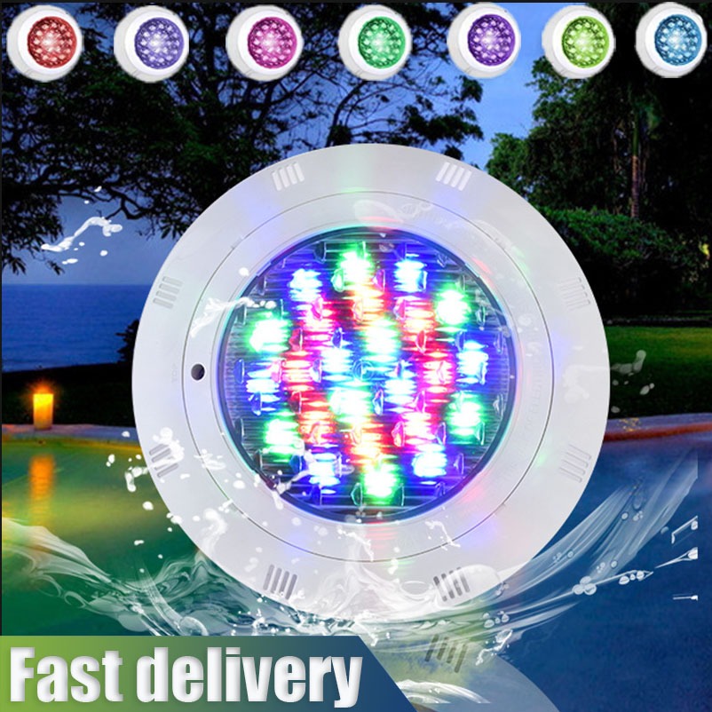 Swimming pool light Underwater stainless steel Decorative Waterproof IP68 Fountain Spotlight ...
