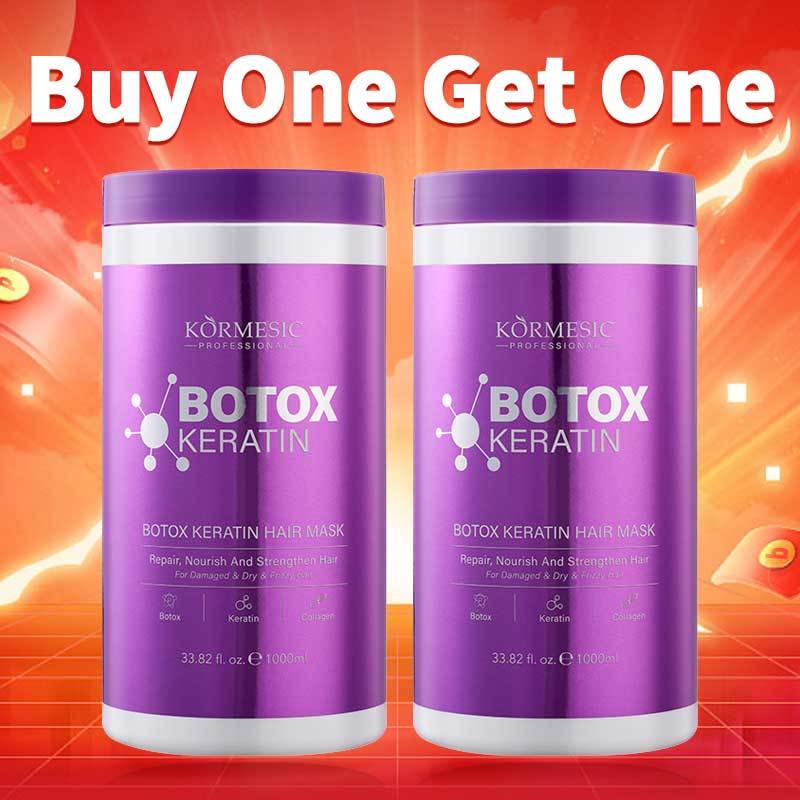 [BUY 1 TAKE 1] KORMESIC Keratin Botox Hair Mask 1000ml Deep Repair ...