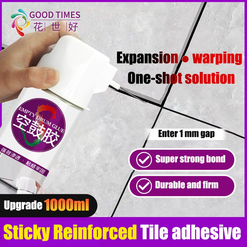 Glue for Tile 1000ml Powerful & Quick-Drying Tile Adhesive & Grout ...