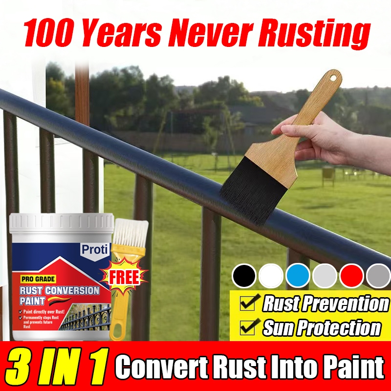 Anti Rust Paint For Metal 1000G With Brush Metal Primer Paint No Need ...