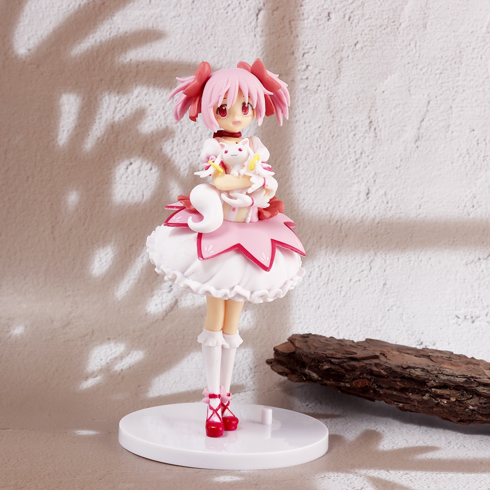 18cm Puella Magi Madoka Magica Anime Figure Kaname Madoka Incubator ...