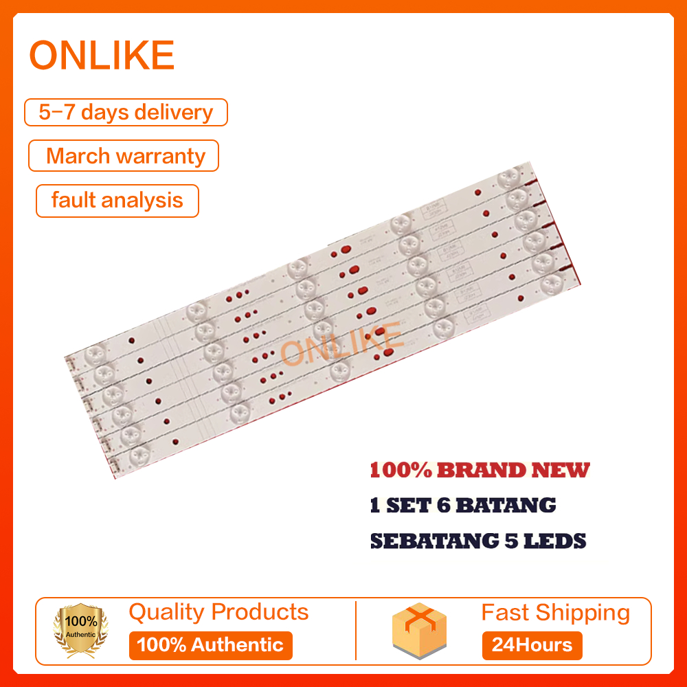 43L3650VM 43 INCH TOSHIBA LED TV BACKLIGHT ( LAMPU TV ) 43L3650 ...