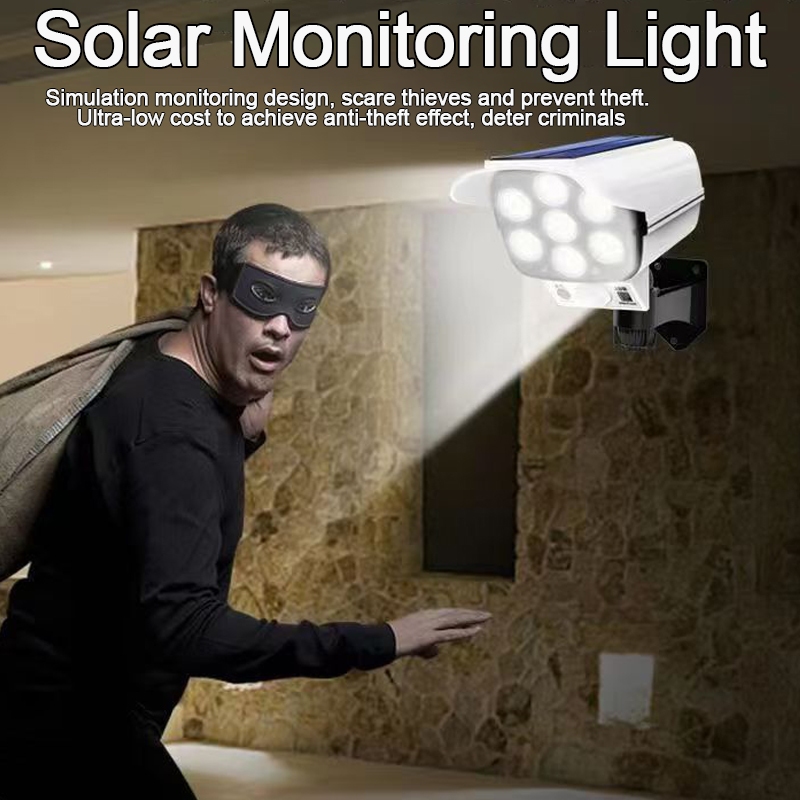 Solar Monitoring Light 77 LED IP65 Intelligent Induction Anti-theft ...