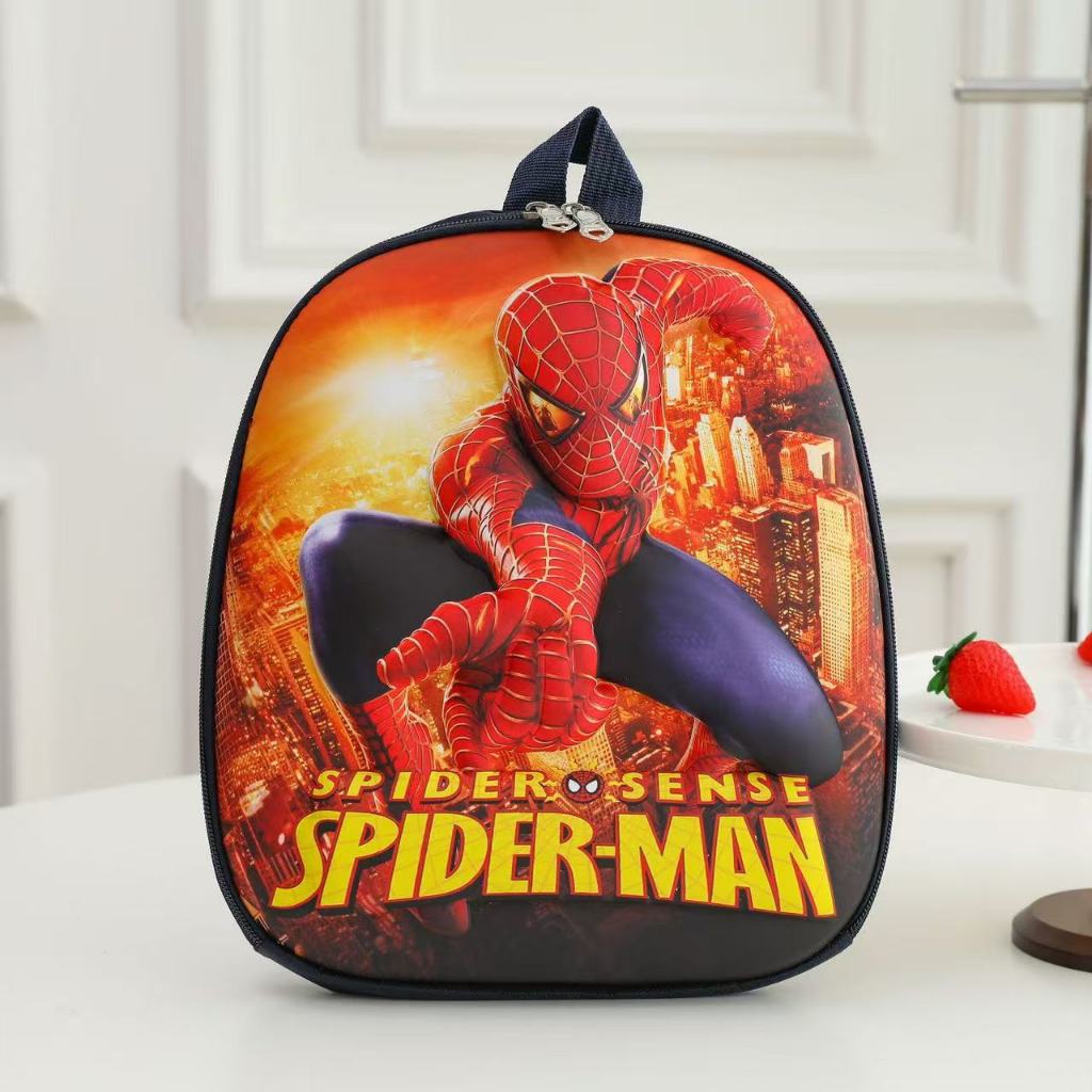 backpack for kids 3D Hard Shell Cartoon Kuromi Spider-Man school bag ...