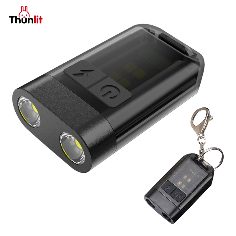 Thunlit Keychain Flashlight Magnetic LED Mini Rechargeable Portable ...