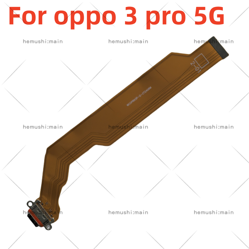 USB Charging charger port board For OPPO reno 3 pro 5G Mainboard Flex USB Port ribbon flex Cable ...