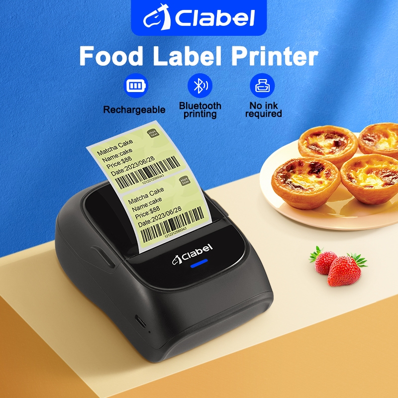 CLABEL 221B Label Maker Portable Printer Label Printer Bluetooth ...