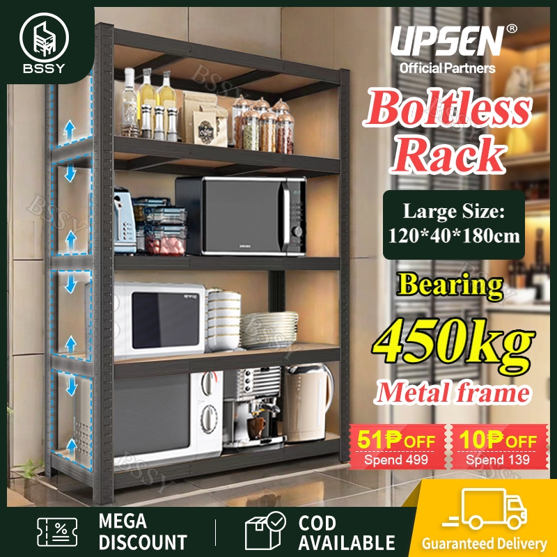 Heavy Duty Metal Rack Steel Boltless Organizer Shelf Stainless Steel ...