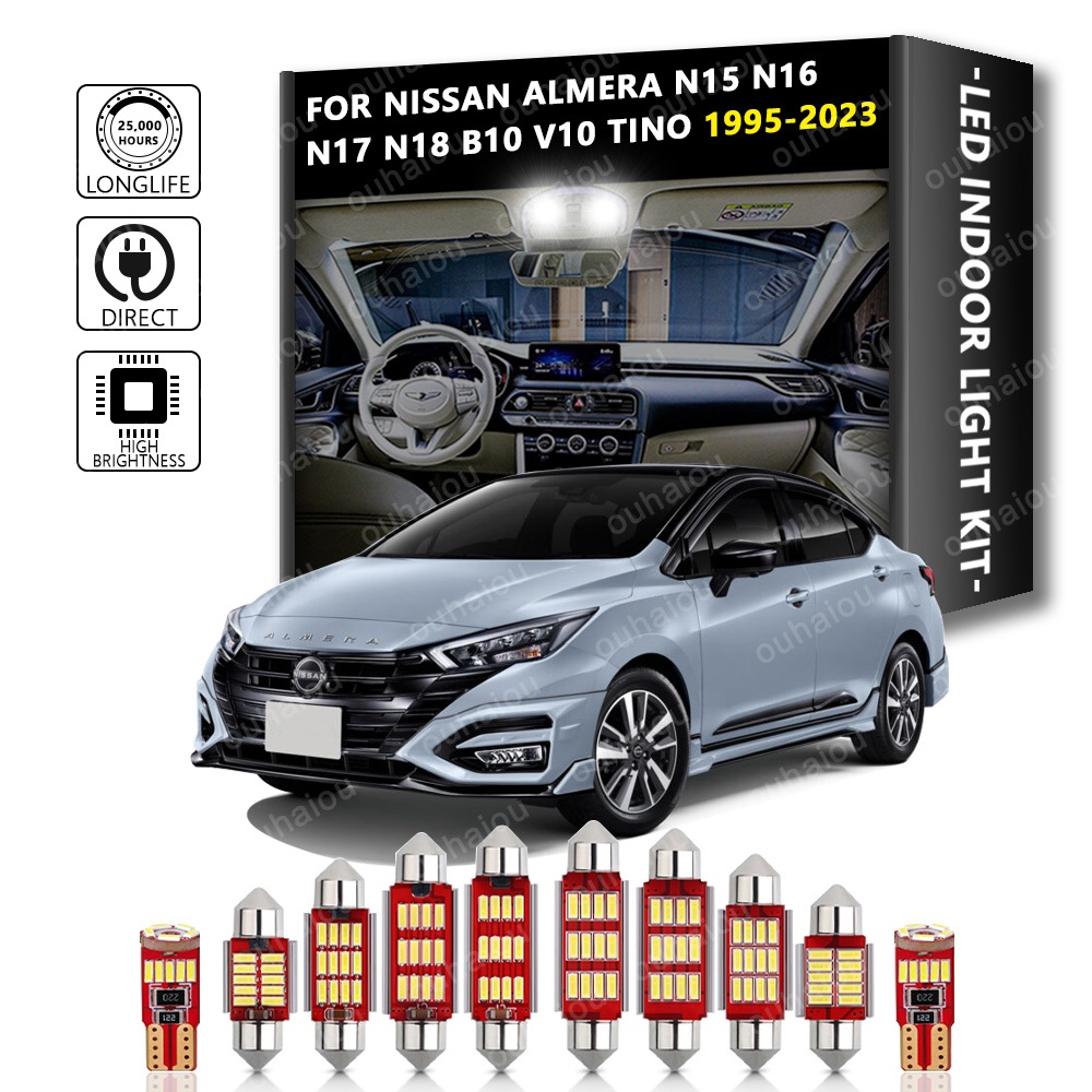 For Nissan Almera N15 N16 N17 N18 B10 V10 Tino 1995-2019 2020 2021 2022 ...
