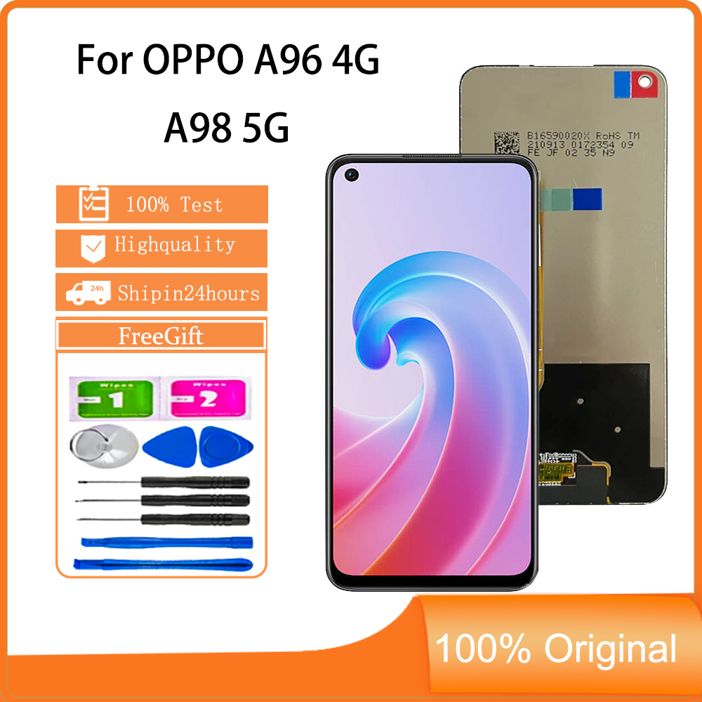 For Display OPPO A96 4G A98 5G LCD Touch Screen Replacement | Shopee ...