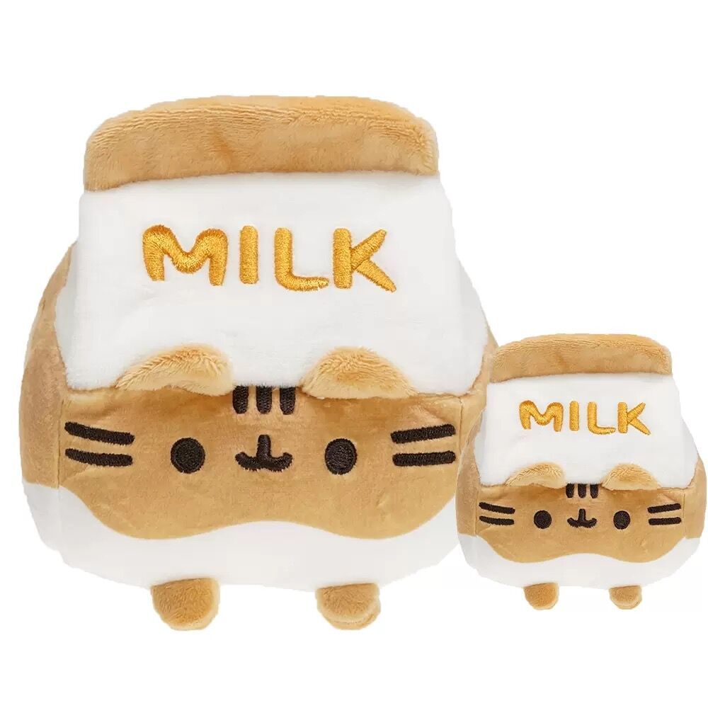 13-23cm Pusheen Chocolate Milk Cat Throw Pillow Pusheen The Cat Plush ...
