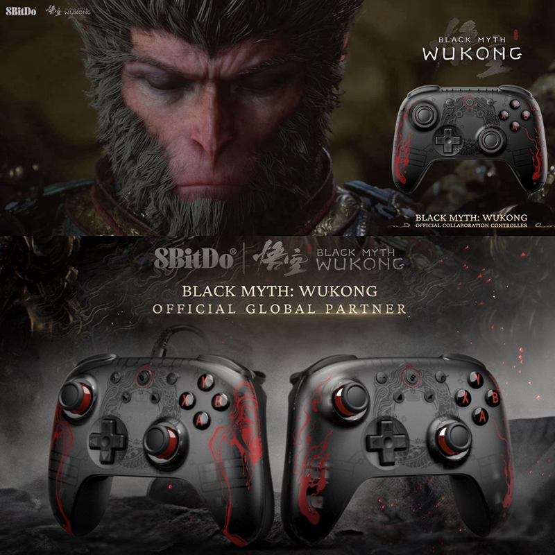 8BitDo Ultimate 2C Wireless Controller Black Myth Wukong Compatible with Windows 10 11 Android ...