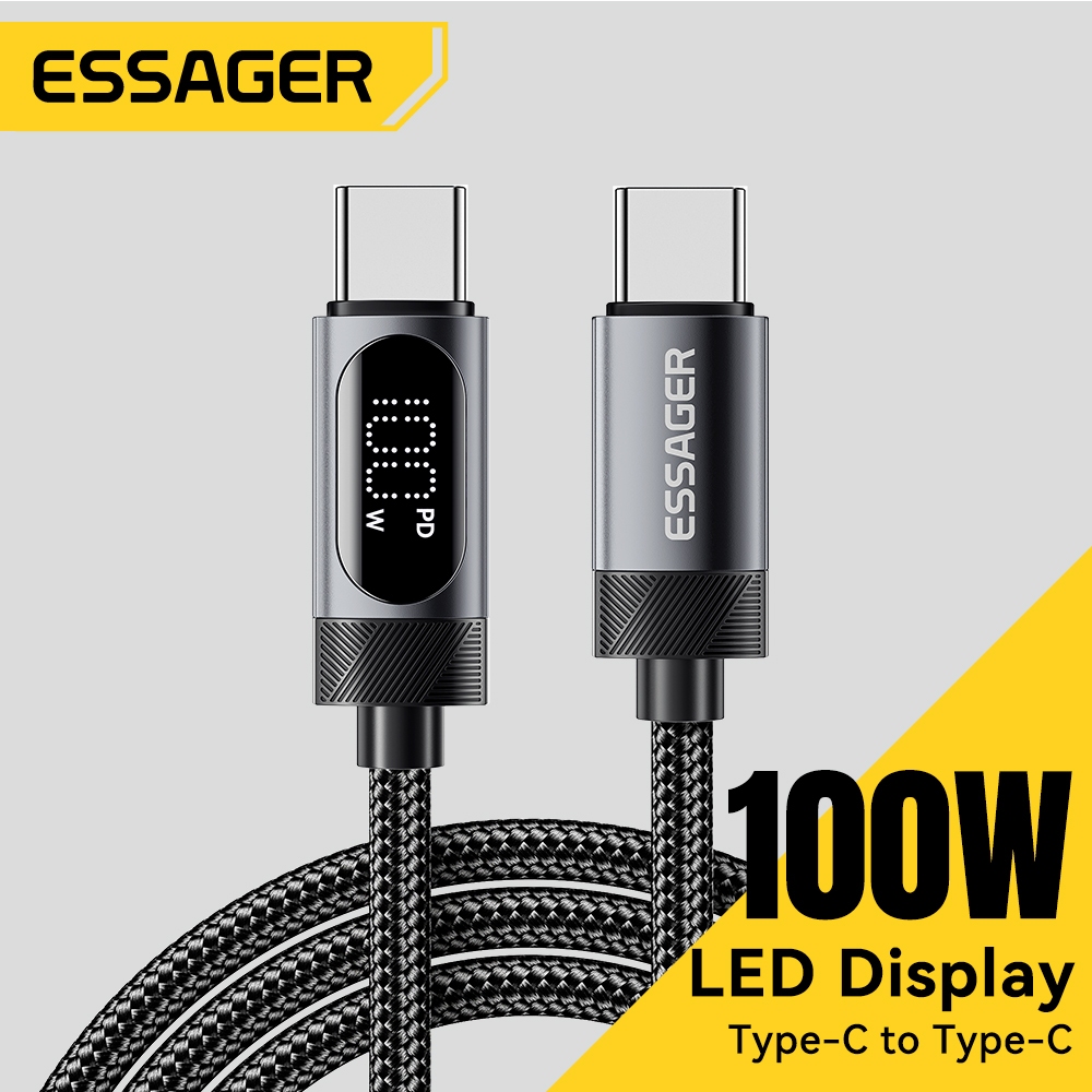 Essager M 100W /30W current display fully compatible Fast Charging data ...