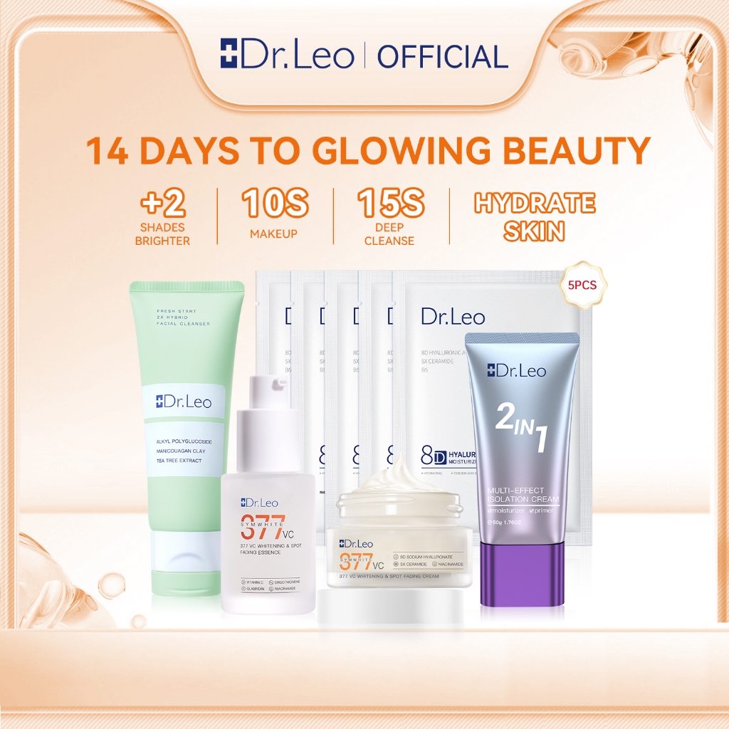 Dr.Leo Multi-effect Brightening 5pcs Set Multi-Effect Isolation Cream ...