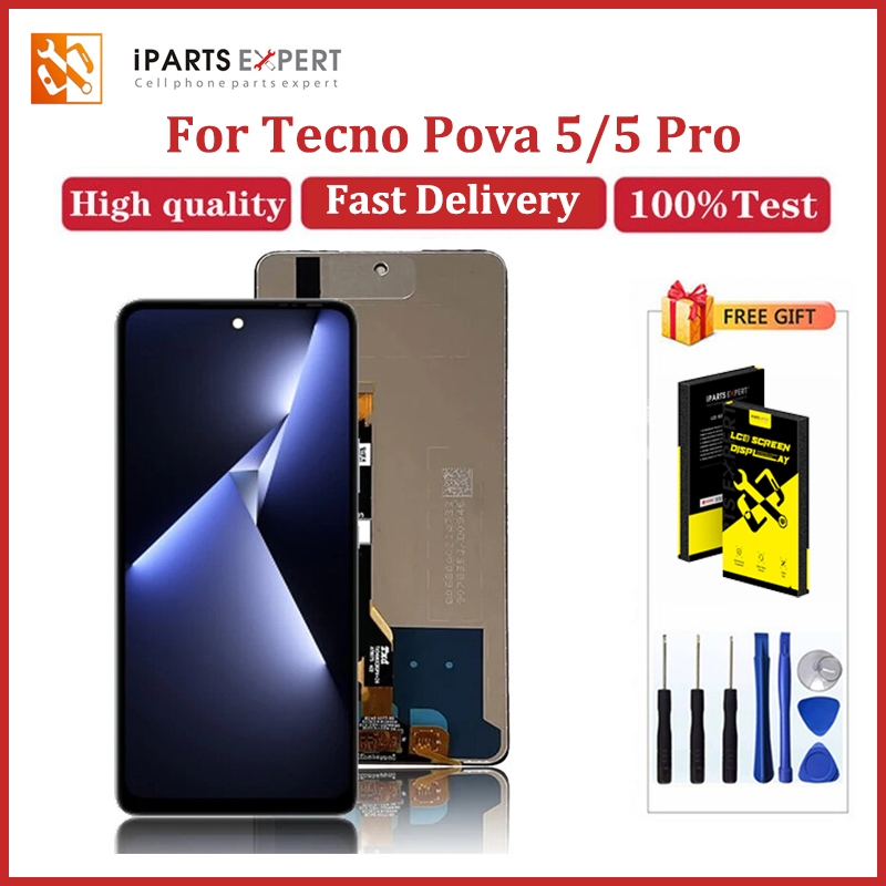 IPARTSEXPERT Original LCD For Tecno Pova 5 Pro 5Pro LH8n LH7n LCD ...