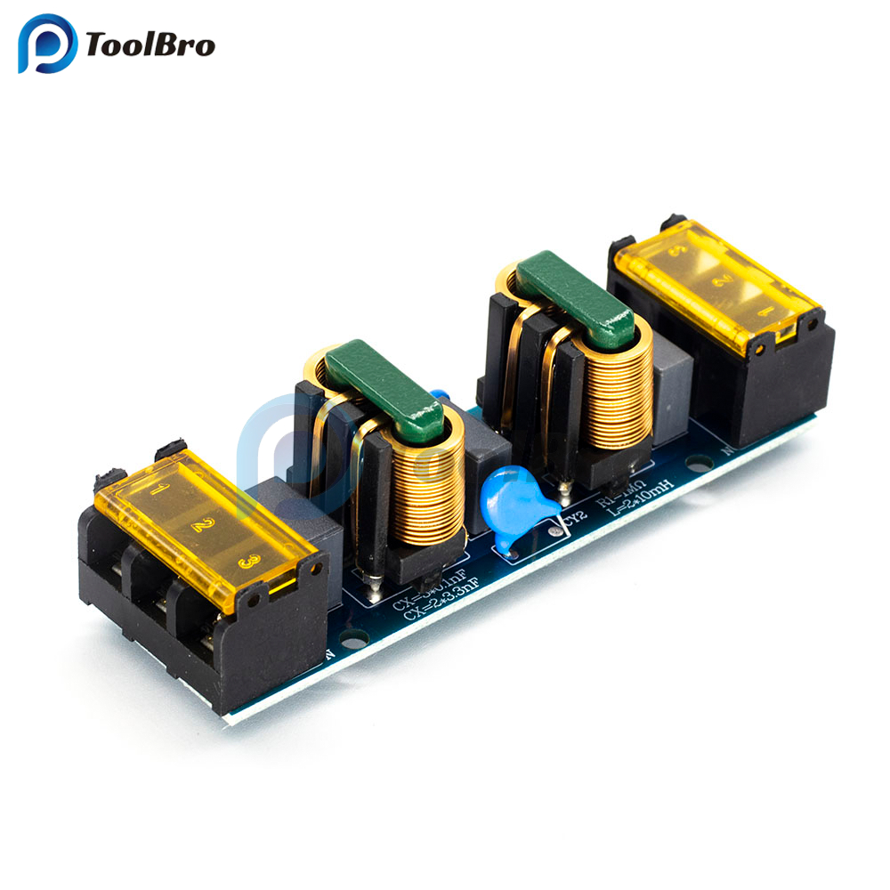 25A Power Filter EMI High-frequency Two-stage Power Low-pass Filter ...