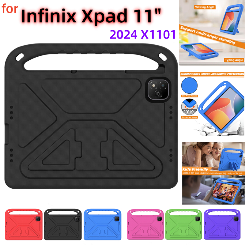 For Infinix Xpad X Pad Tablet Case 11 inch 2024 Kids Safe EVA ...