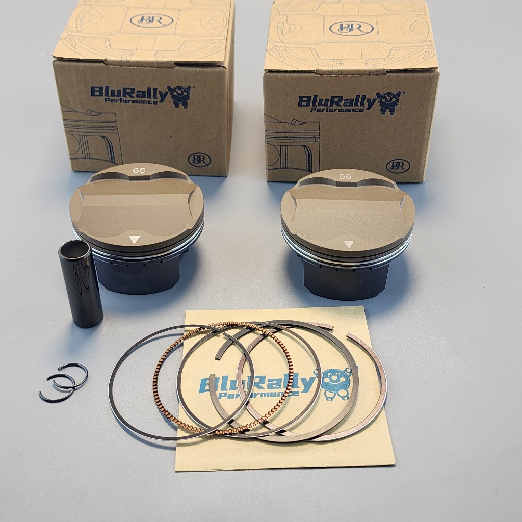 4032 New Design 65&66mm pin14mm Forged Piston kit with High Compression ...