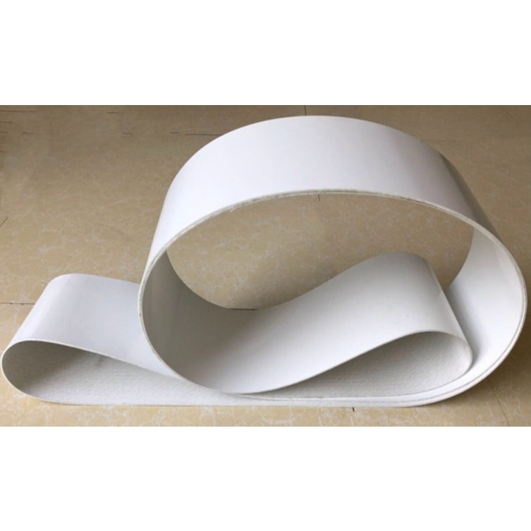 Perimeter:3400mm width:145 thickness:2mm white pvc conveyor belt ...