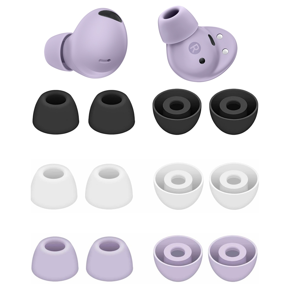 3 Pairs, Replacement Silicone Ear Tips Compatible for Samsung Galaxy ...