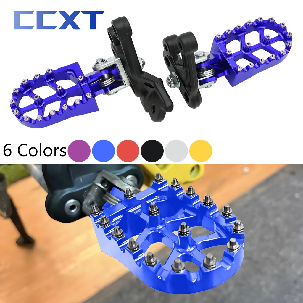 Electric Motorcycle CNC Foot Pegs Rests Pedals Footpegs Bracket For ...