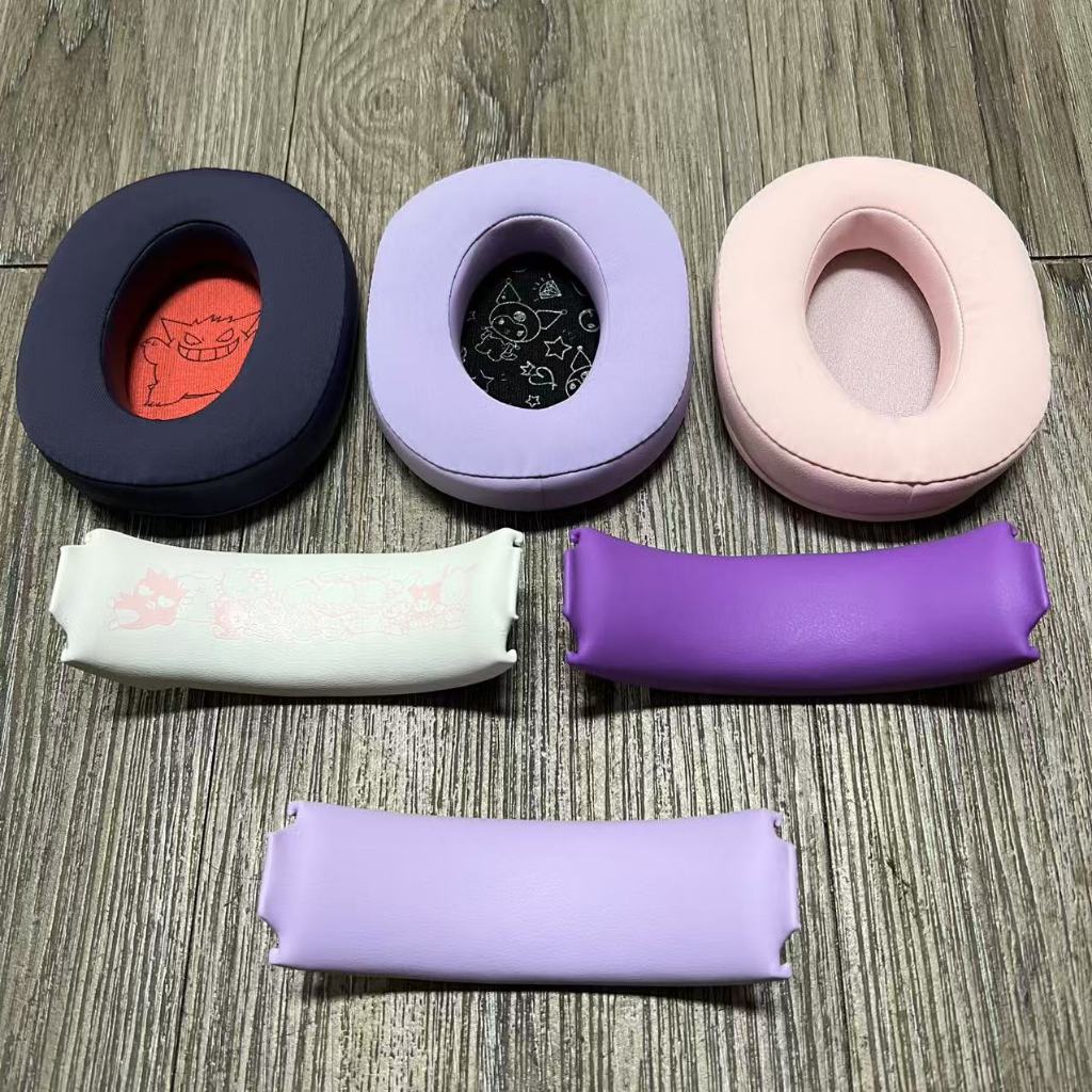 Original Ear Pads For Razer Kraken Kitty V2 KUROMI/Pokemon headphones ...