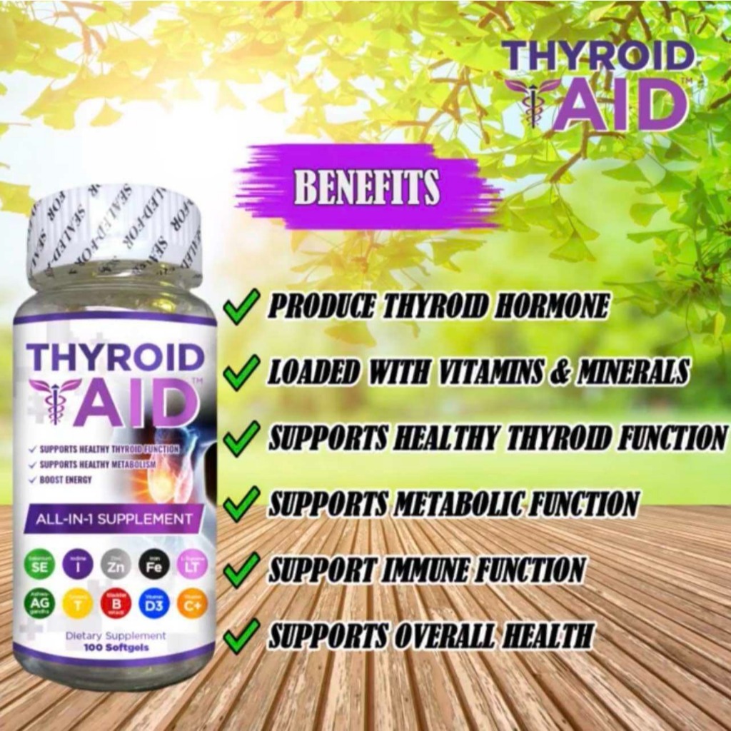 Thyroid Aid Gamot para sa Goiter o bukol sa Leeg | Shopee Philippines