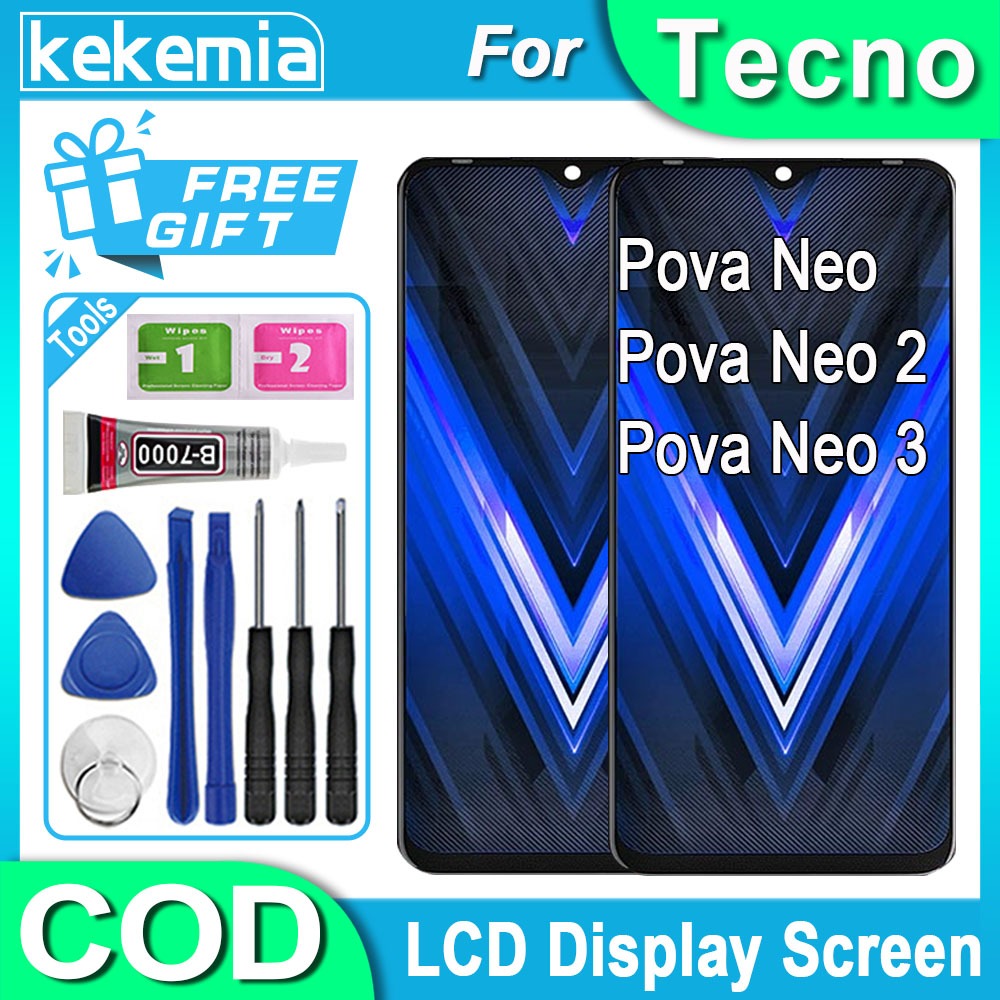 Kekemia Display For Tecno Pova Neo LE6 Pova Neo 2 LG6n Pova Neo 3 LH6n ...