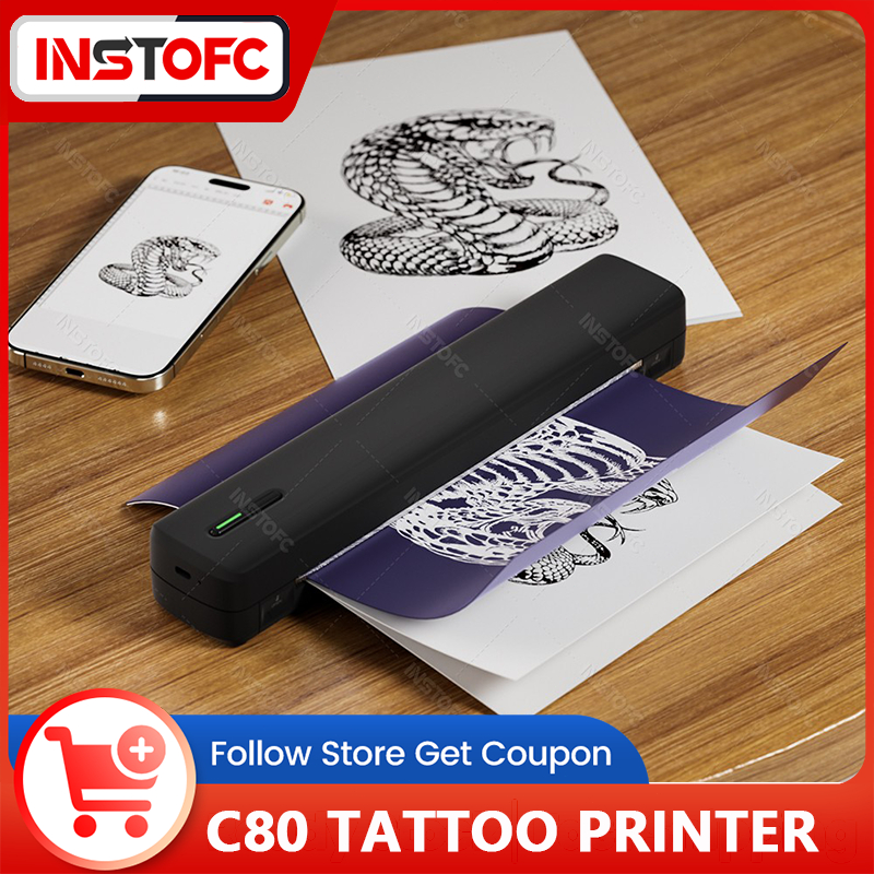 Tattoo Printer C80 Professional Tattoo Printing Ultra-clear transfer ...