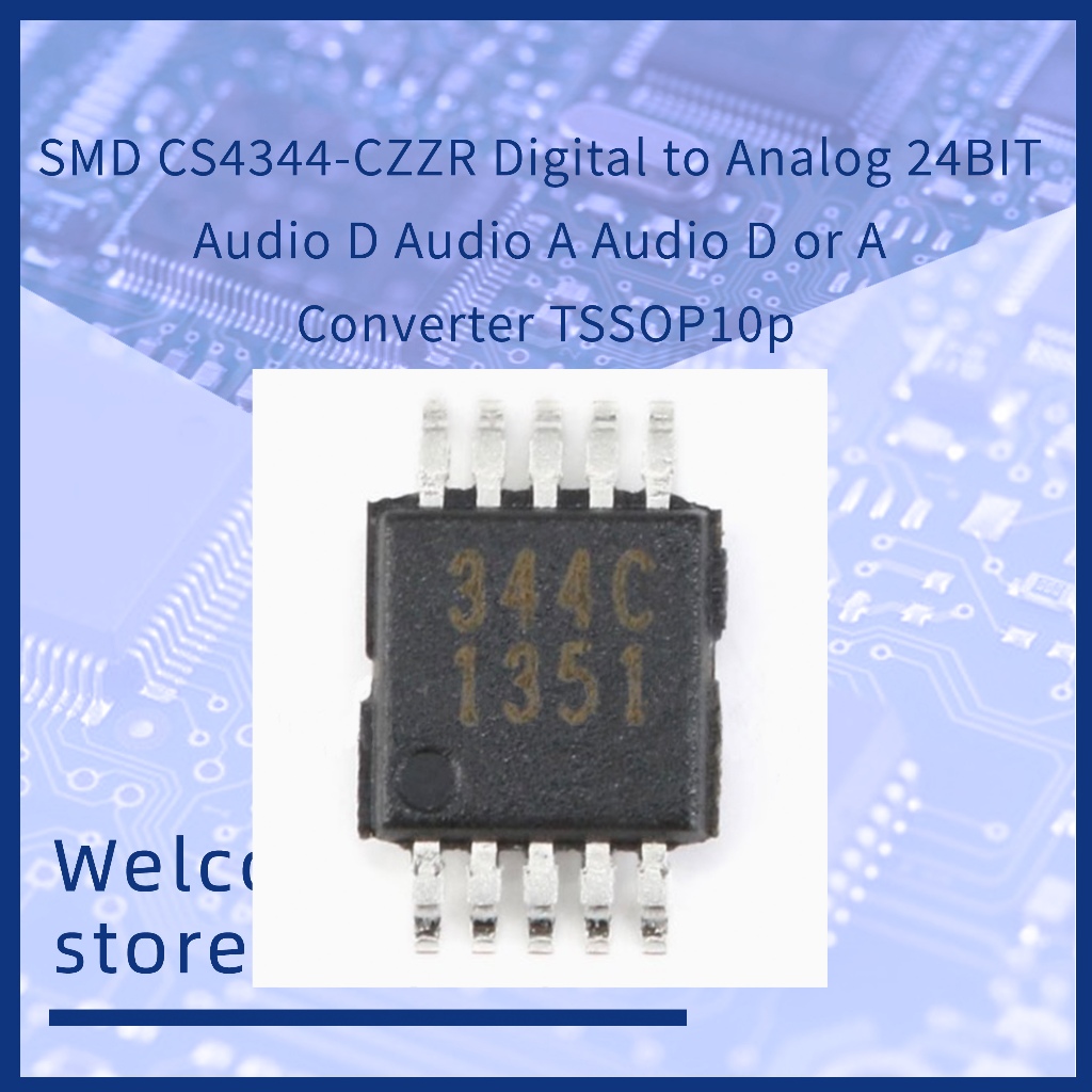 SMD 344C CS4344-CZZR CS4344 Digital to Analog 24BIT Audio D Audio A ...