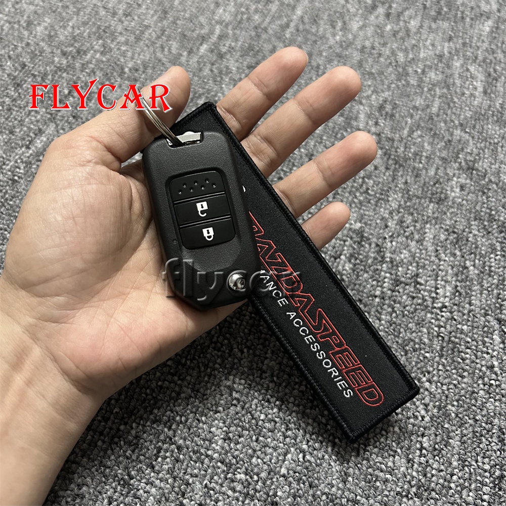 1 piece MS MAZDA SPEED Car Key Chain Ring Holder Double-Size ...