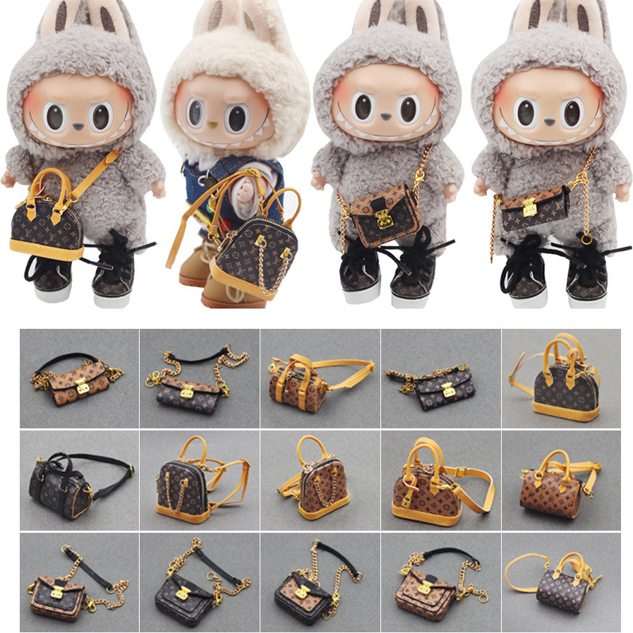 (Only Baby Clothes) v1 v2 Labubu Clothes 15-17cm labubu bag and labubu ...