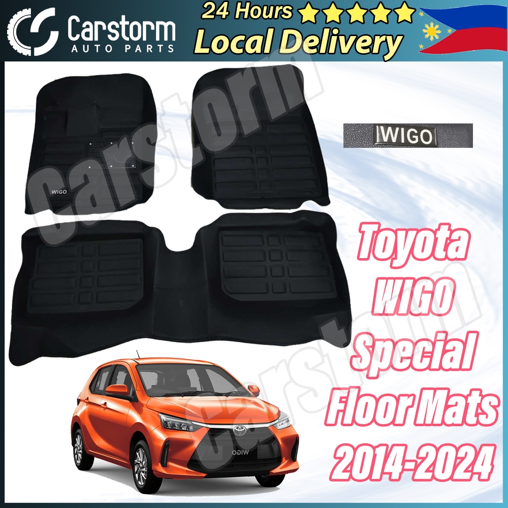 Carstorm 5D Deep Dish Car Matting Toyota Wigo 2014-2026 REVO 2015-2023 ...