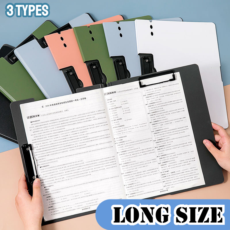 Clipboard With Cover Long/A4 Folder File Organizers Clip Board Document ...
