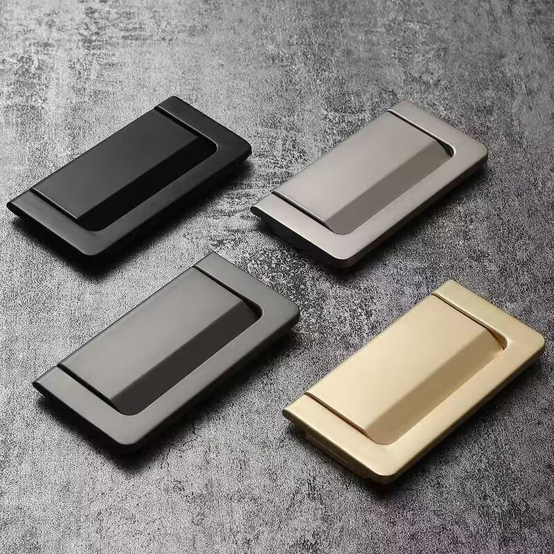 Aluminum alloy hidden handle Cabinet handle Drawer handle Invisible ...
