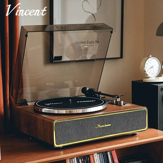 New Vinyl Record Player with Wireless Bluetooth Input and Output Multi ...
