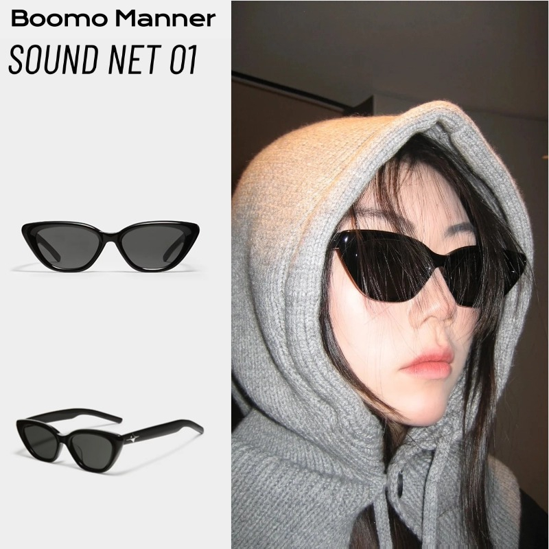 Boomo Manner - Soundnet 01 - Black Cat Eye Sunglasses Fashion Female Shades [3003] | Shopee ...