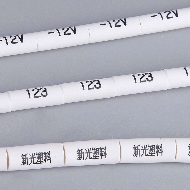 PVC Marking Sleeve White Handwriting Ferrule Printing Machine Number ...